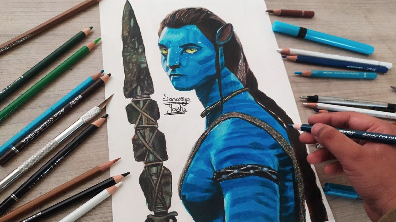 Drawing Avatar (Jake Sully) | Artist Yash Samariya| - YouTube