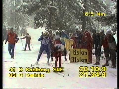 Bjoern Daehlie - Oslo 1987 - 50 km - World Cup debut!