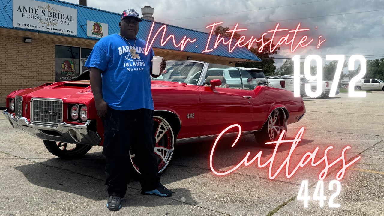 1972 Cutlass 442 Drop Head On 24'' Corleone's (G-Ride with Mr ...