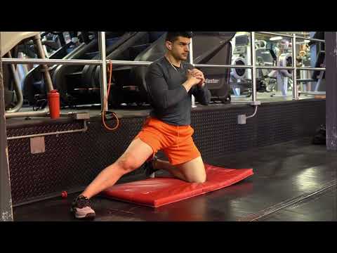 Single Leg Kneeling Hip Thrust | Adductor Mobilization Exercise - YouTube