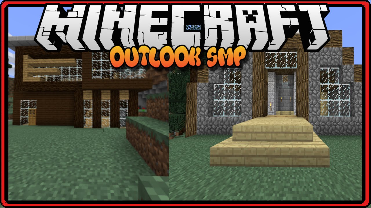 THE BEST HOUSES ERVER!!! (Minecraft Outlook SMP Season1: Ep 3) - YouTube