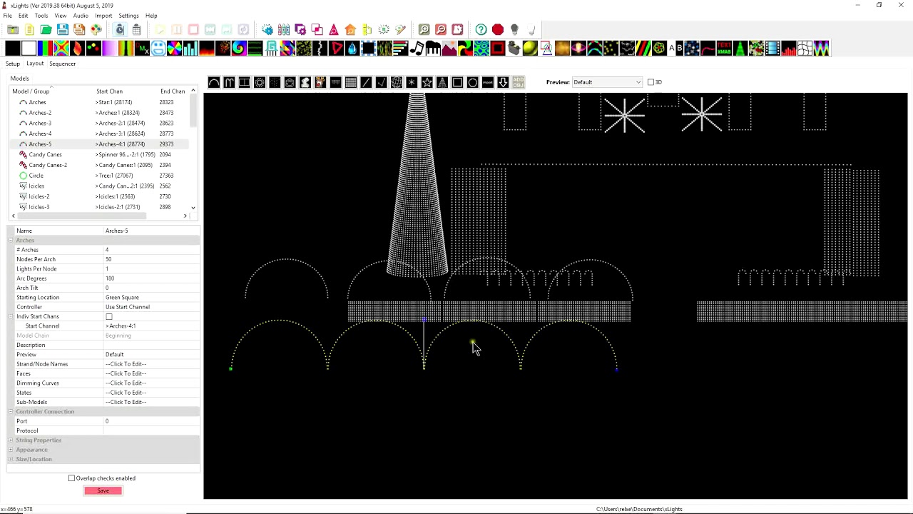 Layout Creation Part 9: Arches of Light - YouTube
