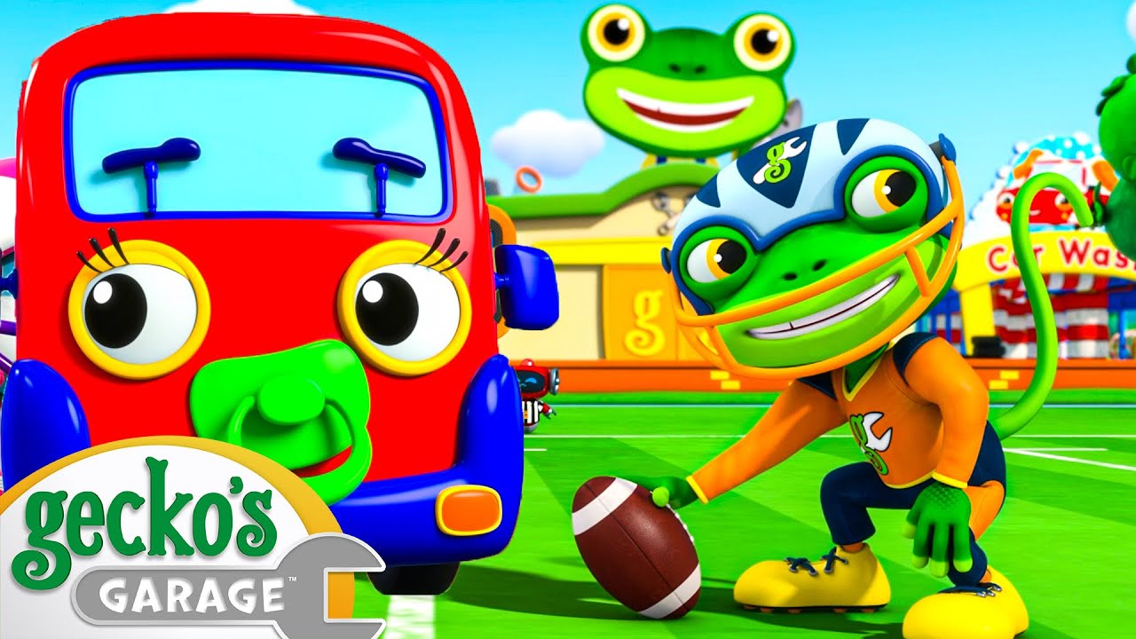 Baby Truck Superbowl Touchdown! | Baby Truck | Gecko's Garage | Kids ...