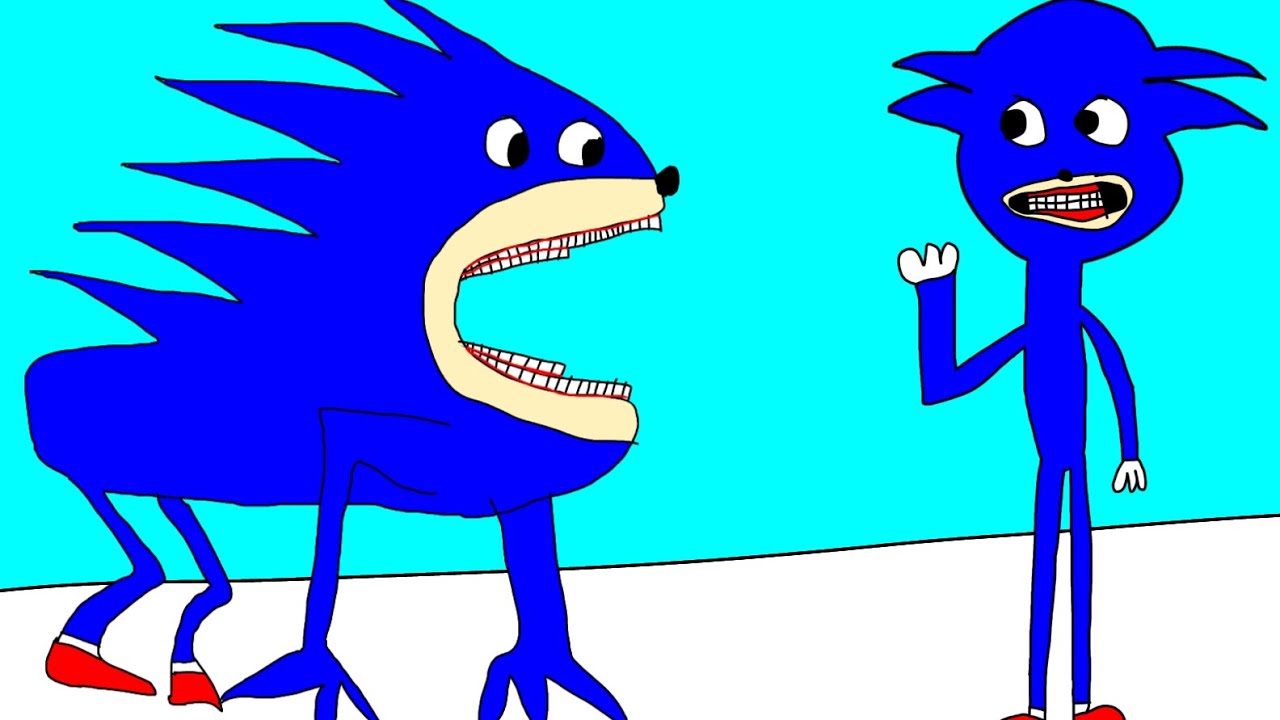 Drawing Evanimas Sonic! The Sonic Tapes with Ibis Paint - YouTube