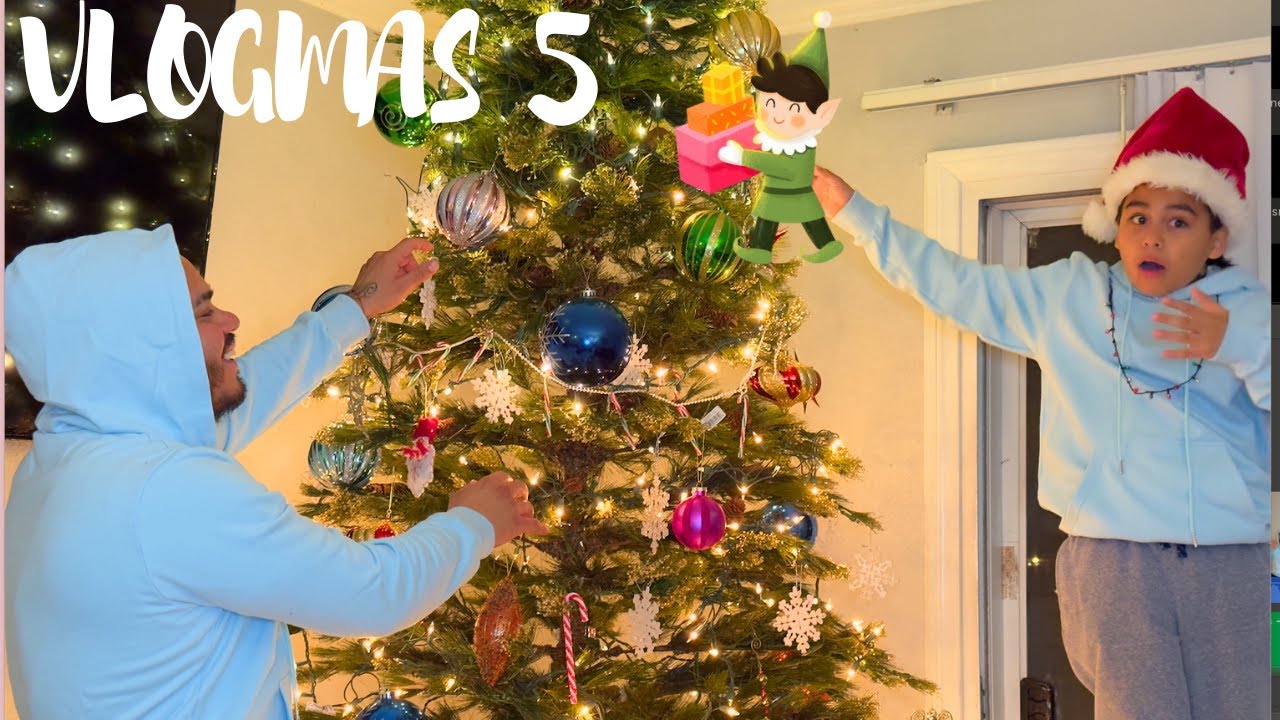 Putting Up Christmas Tree Vlogmas Day 5 Youtube