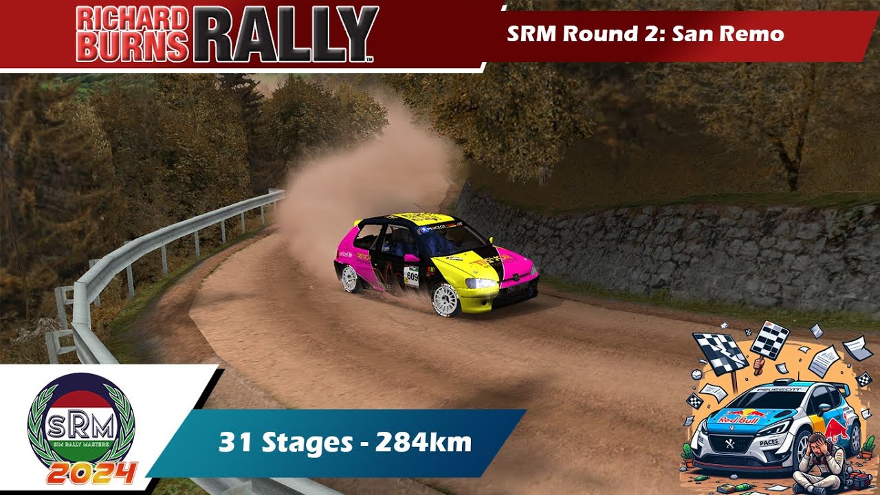 Richard Burns Rally | SRM - Sim Rally Masters | Round 2: San Remo ...