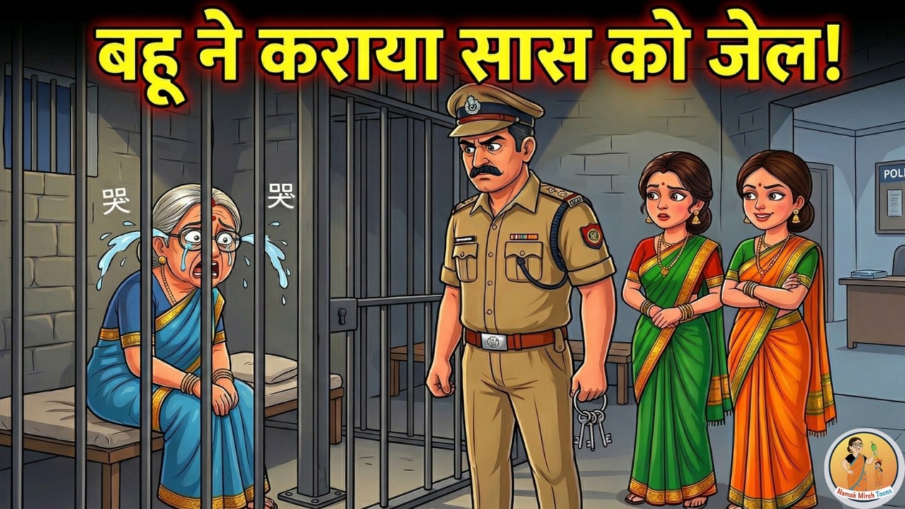 Naak Bachegi Ya Kategi? 😂 | Saas Bahu Funny Cartoon | New Hindi Comedy ...
