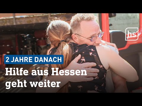 Helfer aus Hessen packen an – 2 Jahre nach der Flut | hessenschau