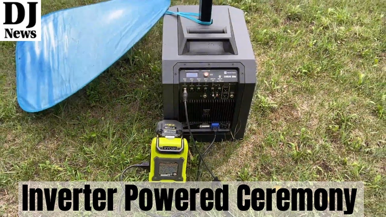 Wedding Ceremony Sound Powered By #RyobiToolsUSA 40V Inverter and ...