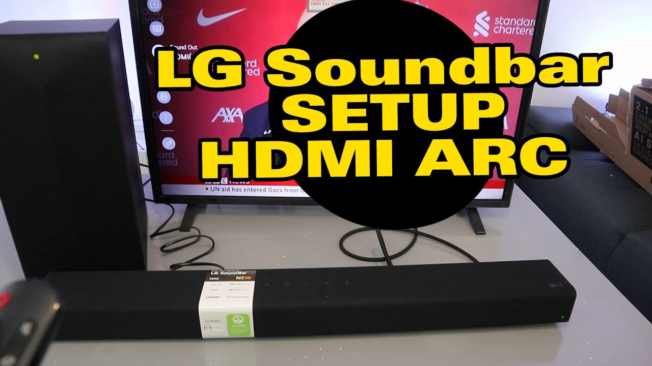 How To Connect Your LG Soundbar To Your LG TV With HDMI ARC| LG ...