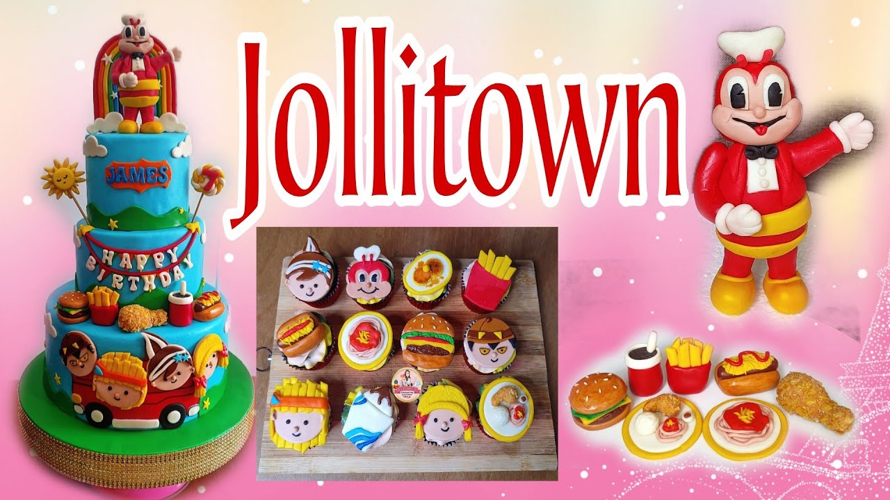 3-Tier Jollitown Theme Cake | Mommy Khai TV - YouTube