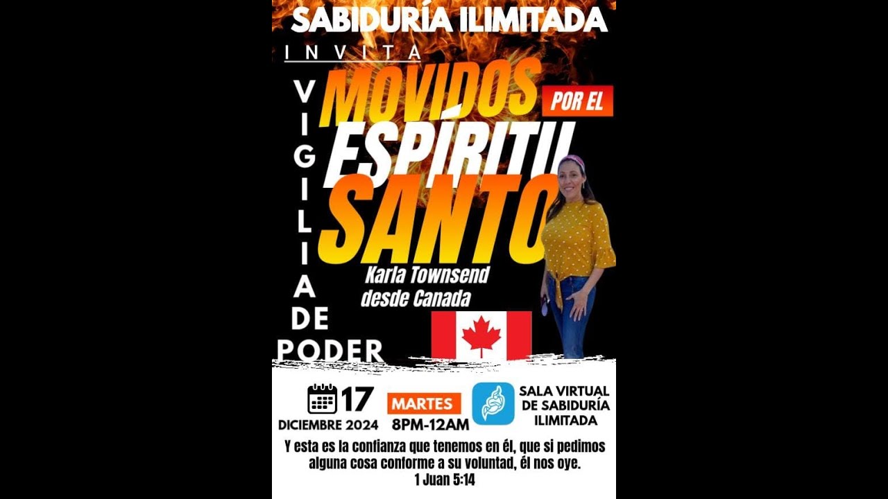 Vigilia Movidos por el Espíritu Santo Karla Townsend - YouTube