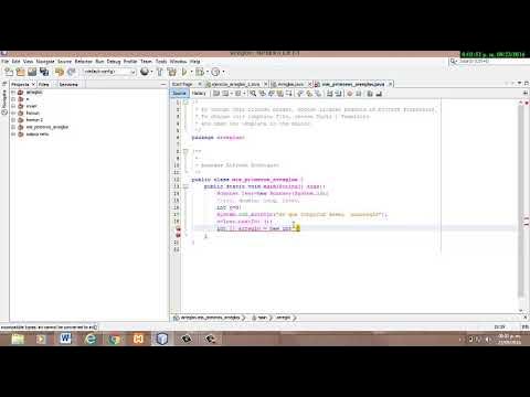Arreglos Unidimensionales en Java - Netbeans Arrays - YouTube
