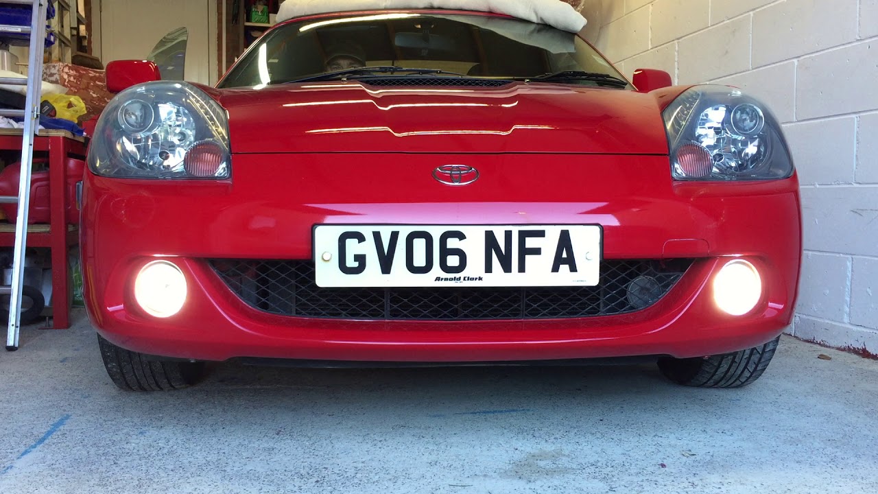 MR2 Roadster Vinstar DRL/Fog Lights - YouTube
