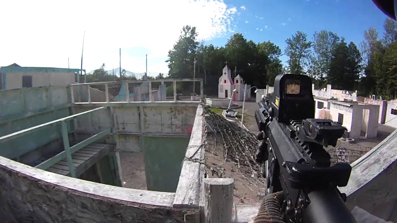 Paintball at Karters Korners/Splatterville Village fieild (#1) - YouTube