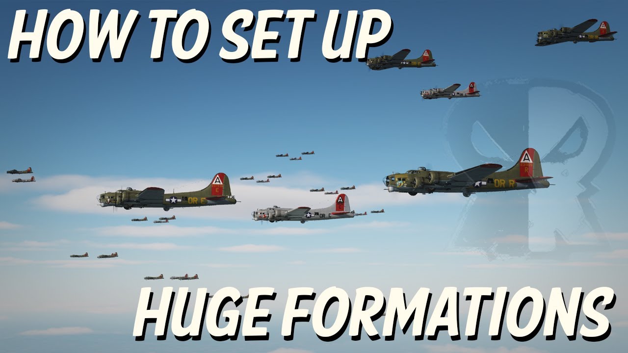 Huge Bomber Formations in DCS - Mission Editor Tutorial - YouTube