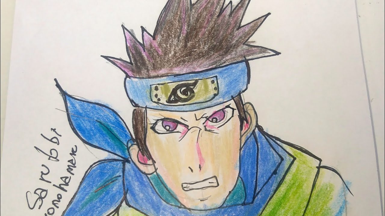 Draw Boruto. Sarutobi Konohamaru - YouTube