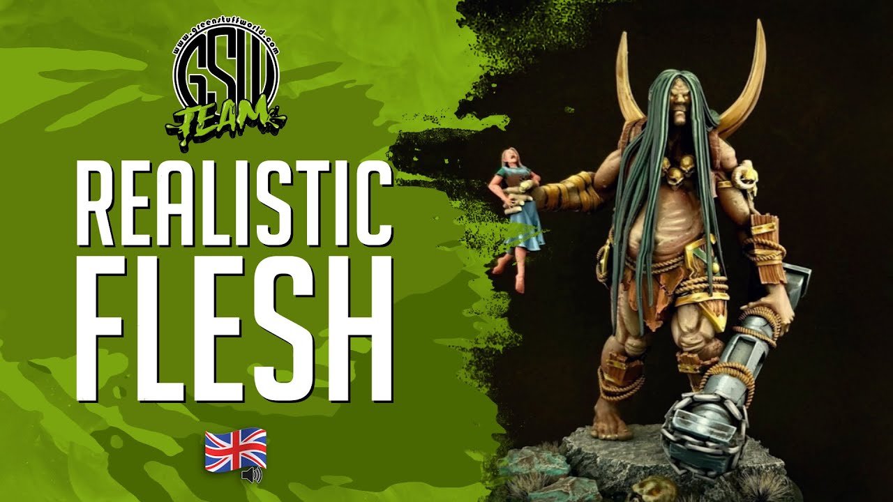 Realistic and easy to paint flesh. Dare you! - YouTube