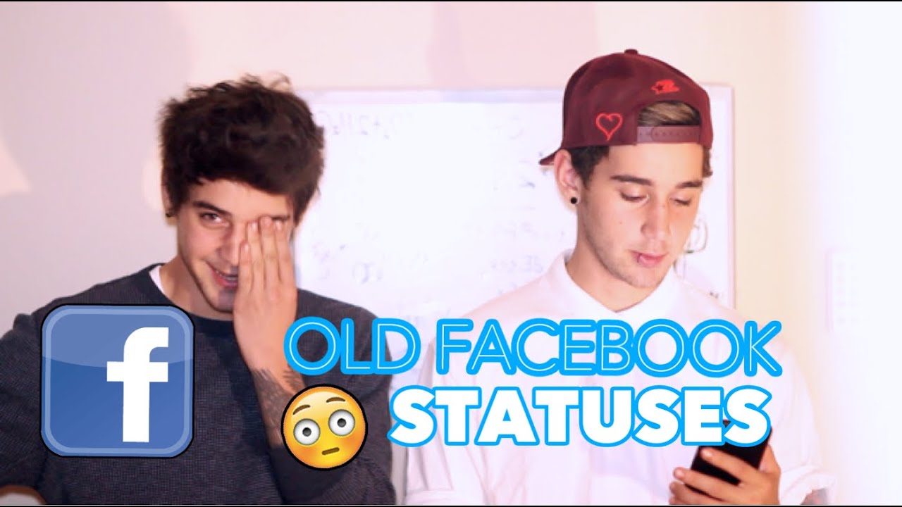 Reading old Facebook statuses! - YouTube