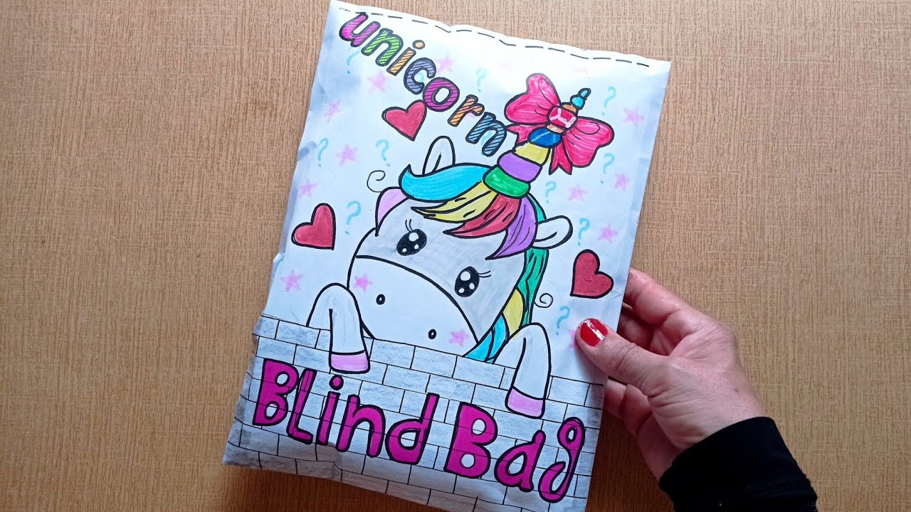 Blind Bag Paper π π¦unicorn π¦ Asmr π Satisfying Opening Blind Box