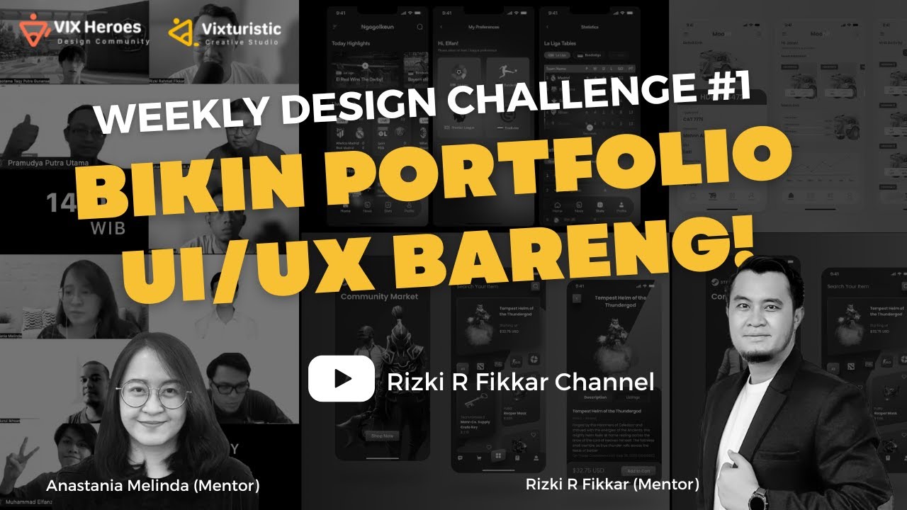 BIKIN PORTFOLIO UI/UX BARENG #1 - YouTube