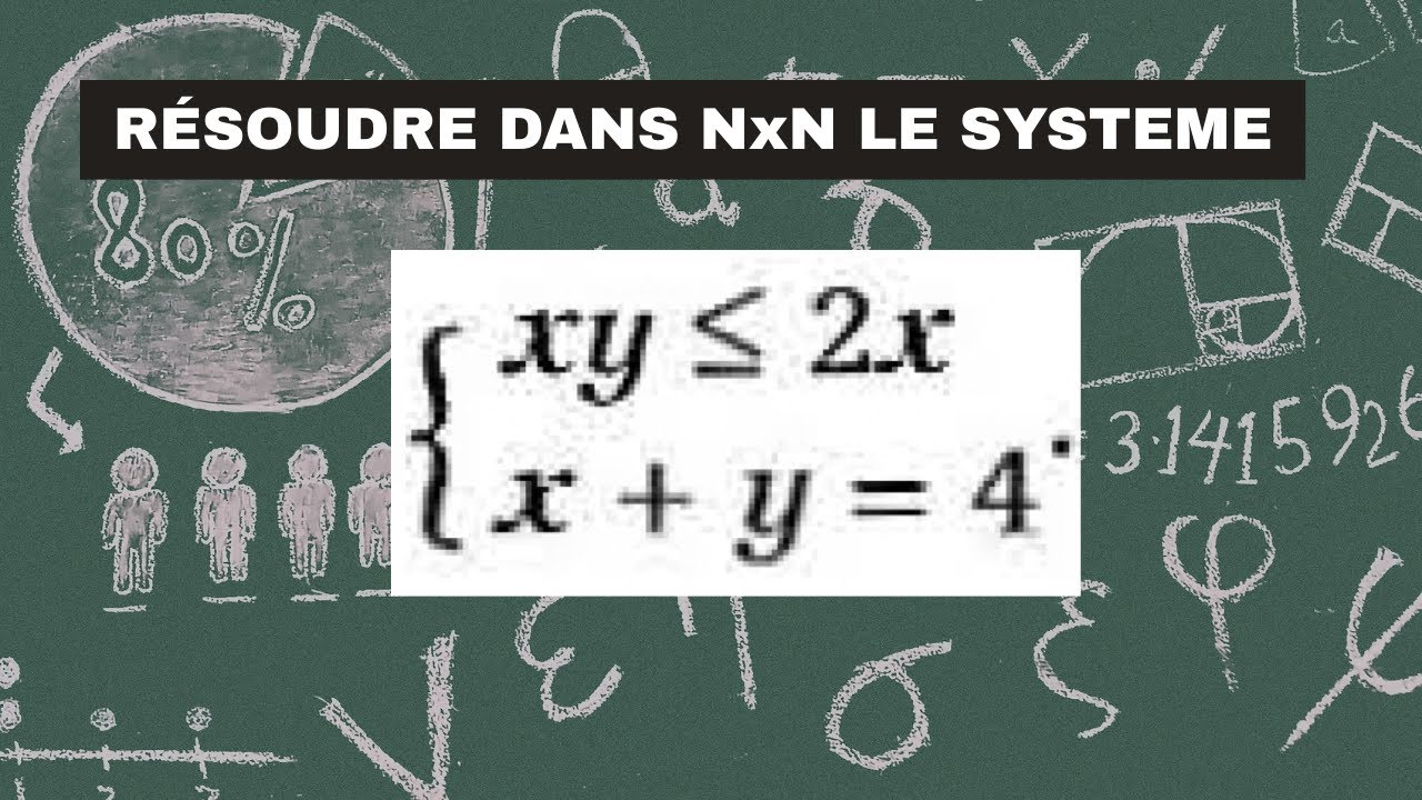 Comment résoudre un système d’inéquations et équations en ℕ² | Maths ...