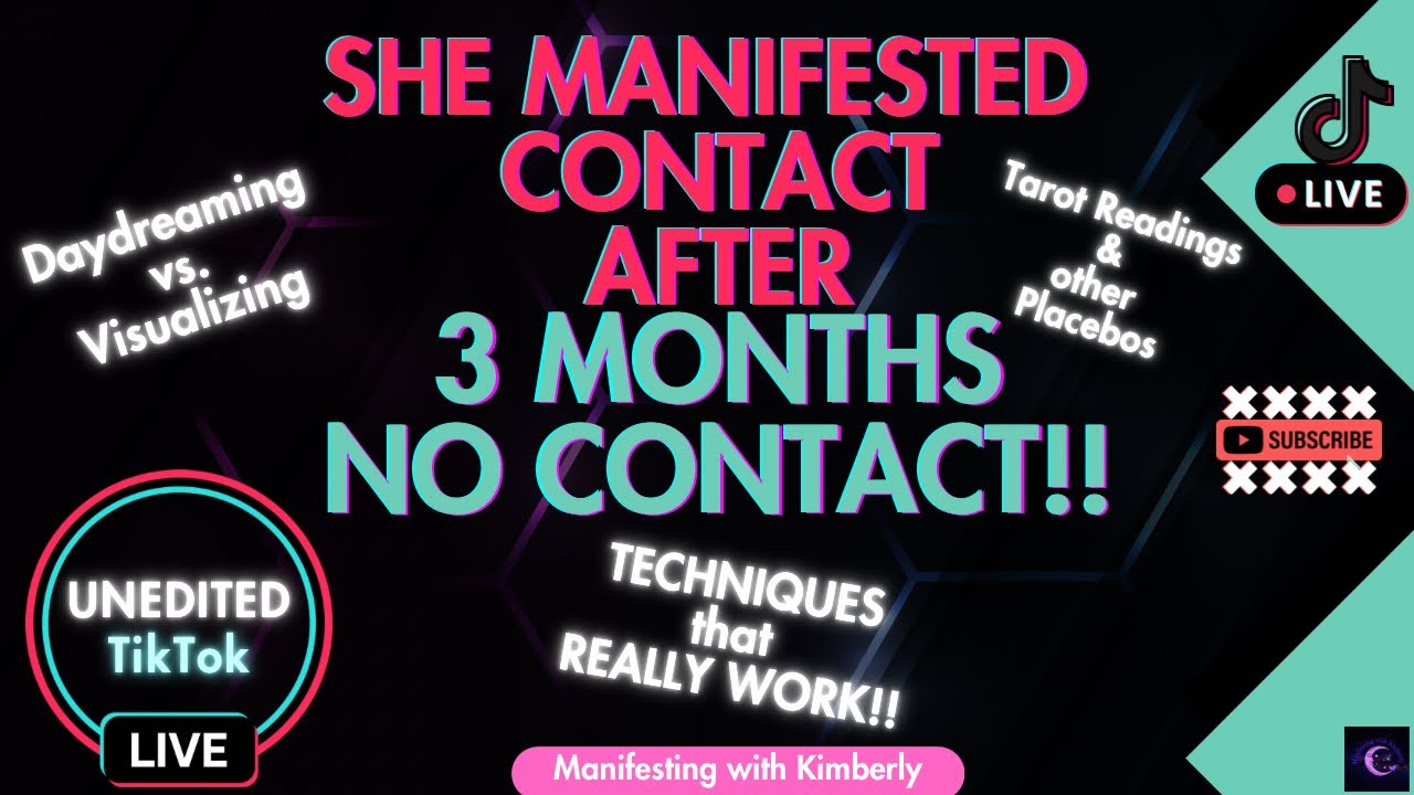 She MANIFESTED CONTACT after 3mos.NO CONTACT 😱| TECHNIQUES that REALLY WORK 🔥|UNEDITED TikTok ...