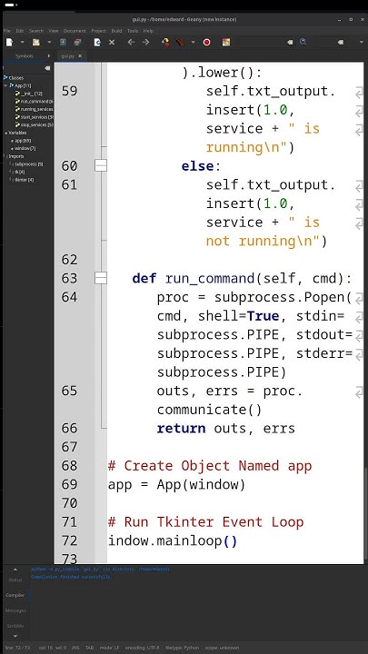 Python To Convert Command Line Output To A Gui Application Youtube
