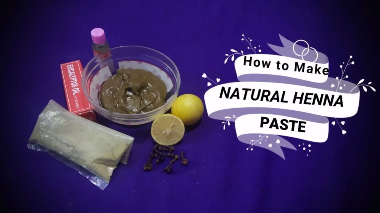 How to make henna or mehndi paste at home with voice - by Mehndi Expert ...