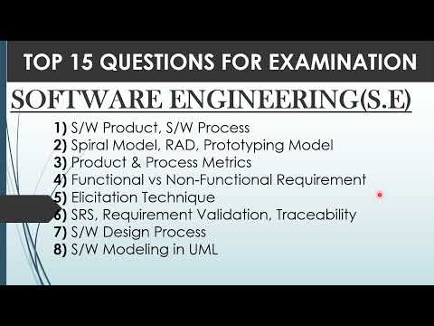 Software Engineering RGPV BTech 4th Semester | Top 15 Questions ...