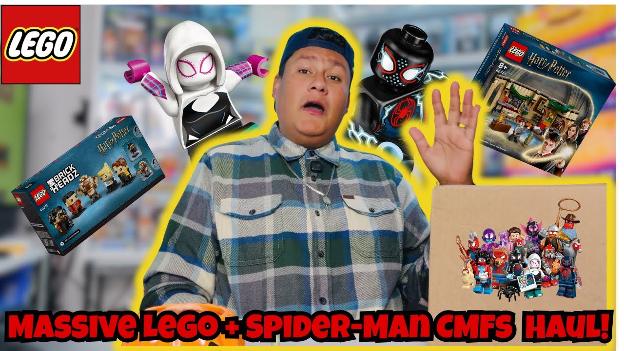 Huge LEGO Haul + Spider-Man CMF Unboxing! - YouTube