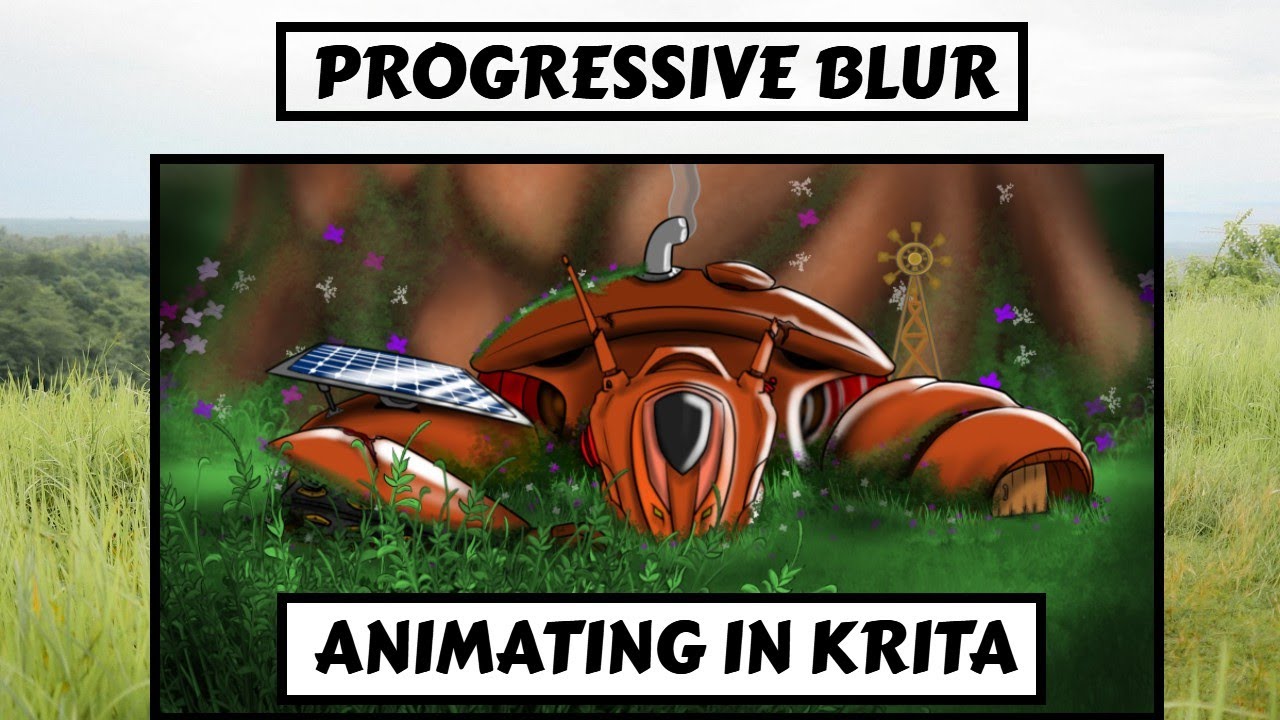 HOW TO DO A PROFESSIONAL PROGRESSIVE BLUR IN KRITA - YouTube