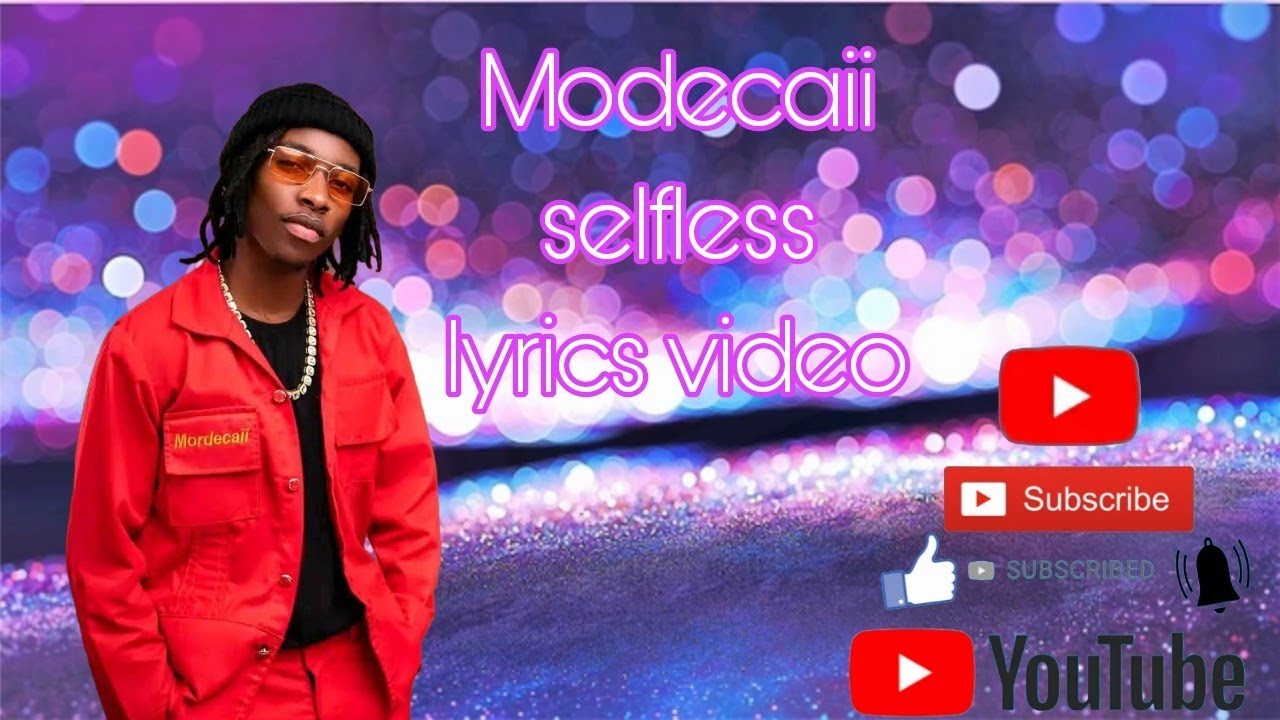 Modecaii - Selfless [lyrics video] - YouTube