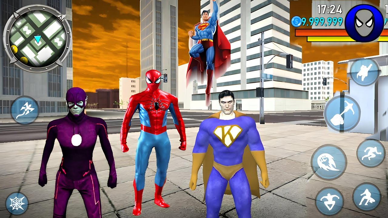 power spider 2 Game Rope Gangster Crime Part #77 - New Update Android ...