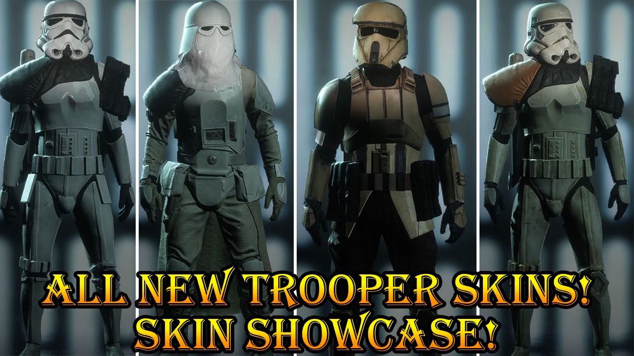 All New Trooper Skins! - Trooper Skin Showcase! - Star Wars Battlefront ...