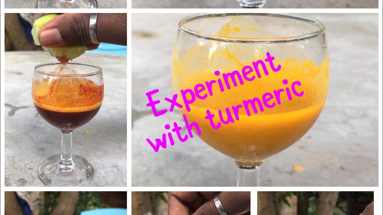 Science Experience with turmeric #experiment - YouTube
