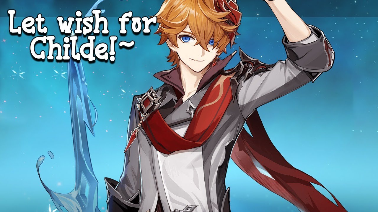 Wishing for Childe! Genshin Impact time! - YouTube