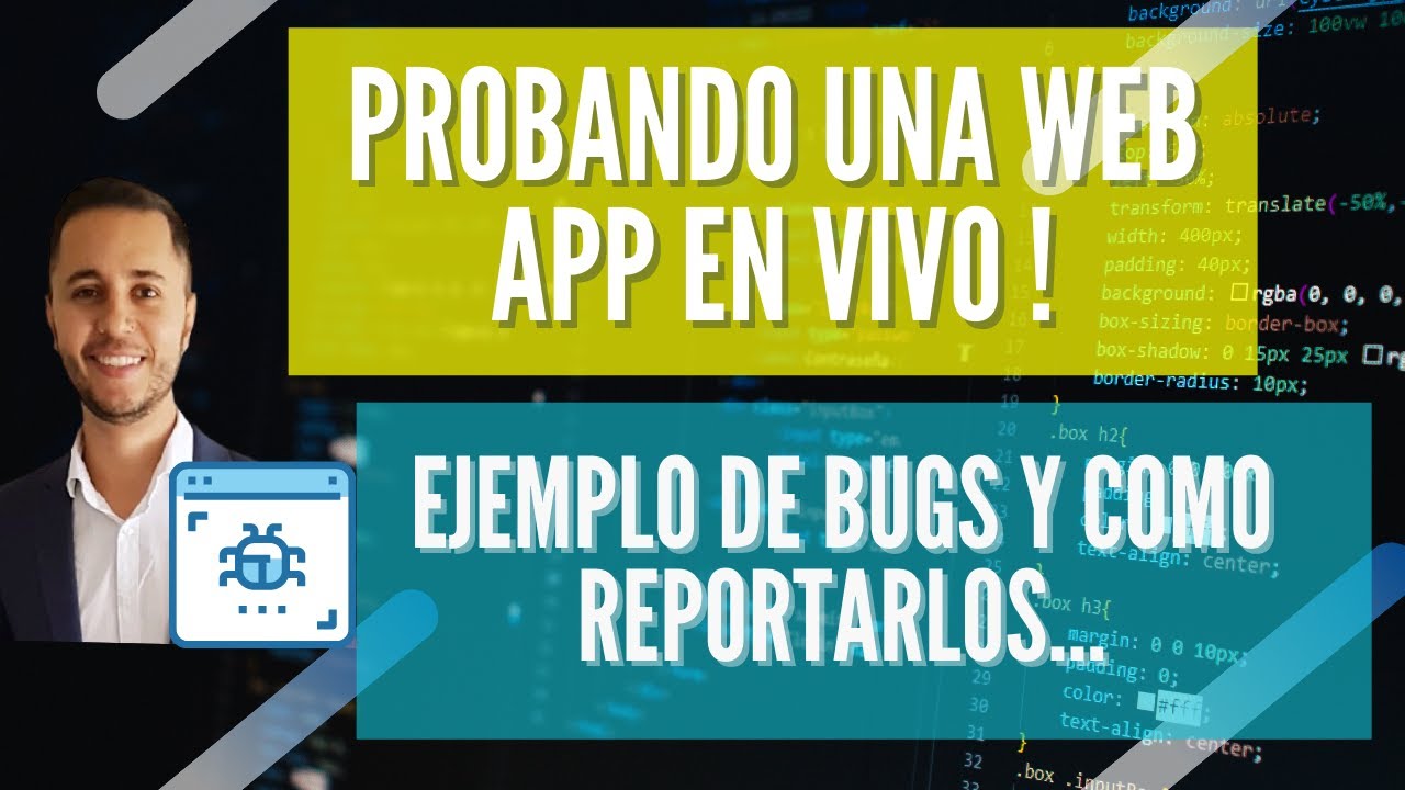 Como realizar pruebas exploratorias en una web app💻| Ejemplo reporte de BUGS🐞 - YouTube