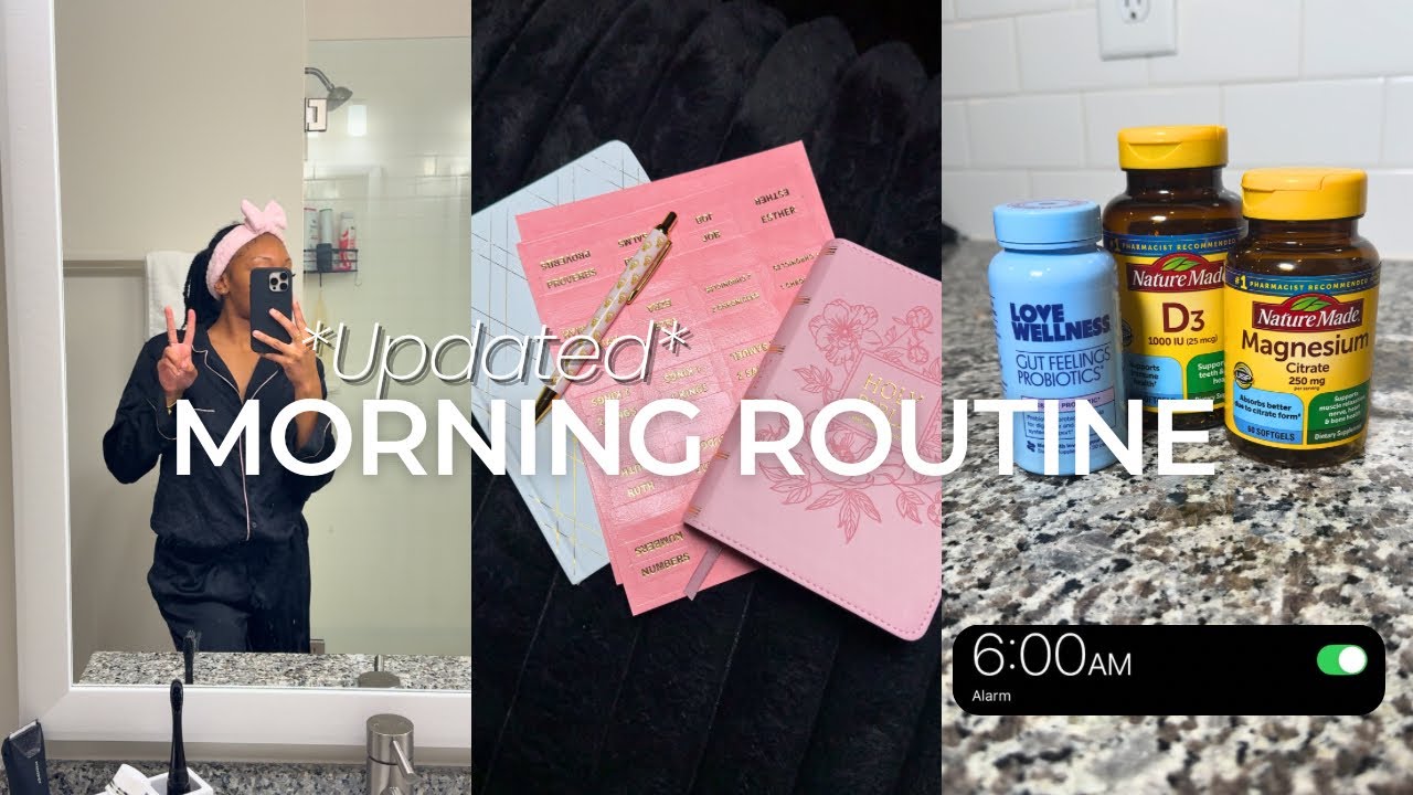 BECOMING “THAT GIRL” | MY 6AM ROUTINE | HEALTHY HABITS | SELF CARE ...