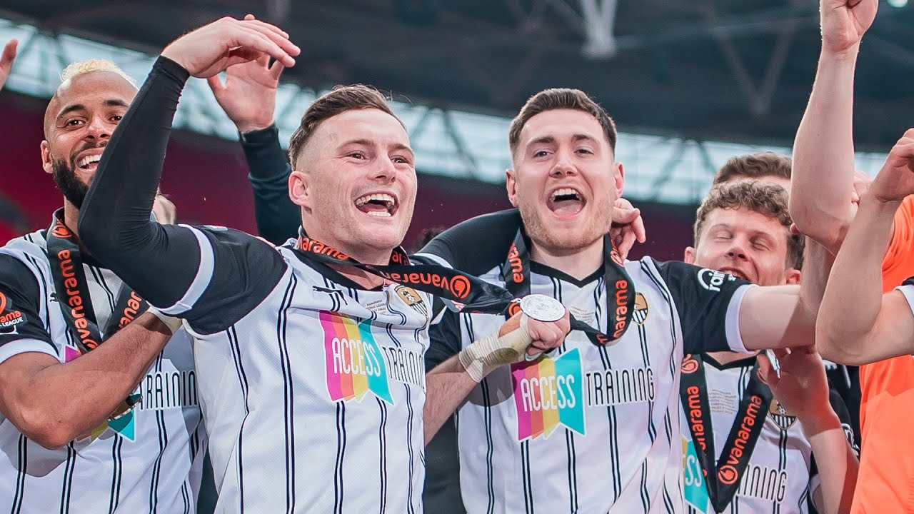 POST-MATCH | WEMBLEY WIN | CEDWYN SCOTT AND MACAULAY LANGSTAFF - YouTube