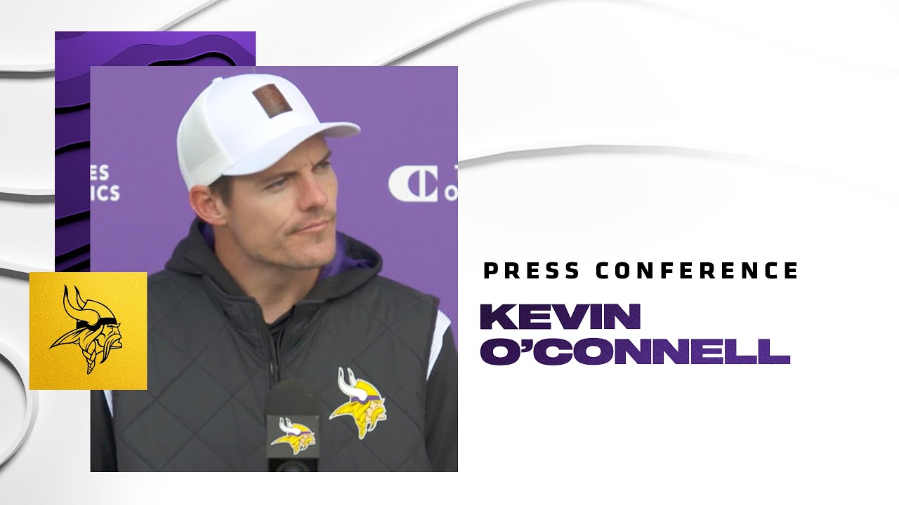 Kevin O'Connell on Vikings Recovery From London Trip & Kirk Cousins ...