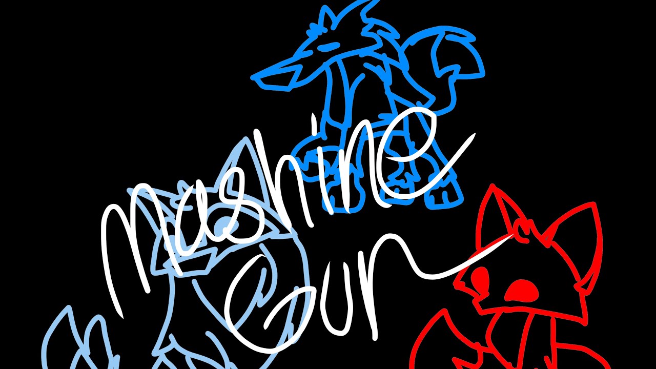 Maschine gun meme ft: arctic wolf wolf and fox (FLASH WARNING AT END ...