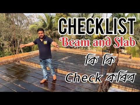 Live Slab and Beam Checking || Slab and Beam Reinforcement Checklist || Dimension Engineering ...