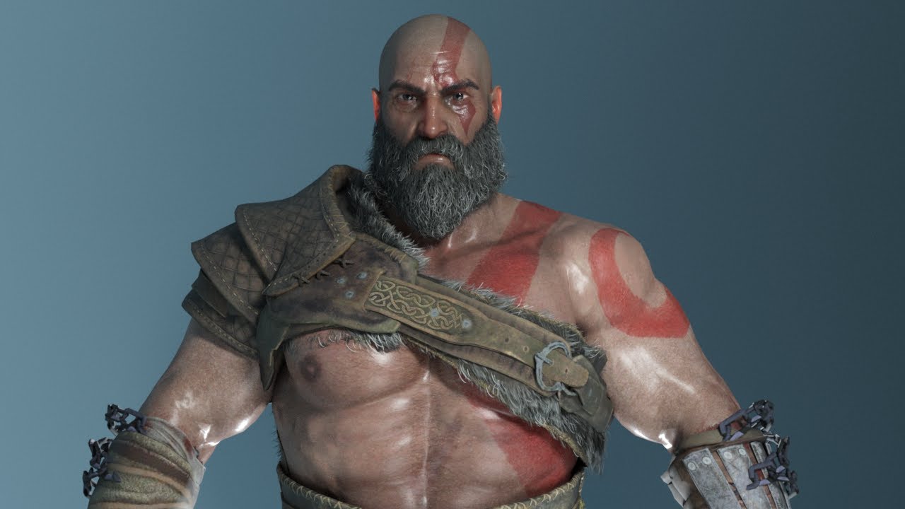 God Of War Kratos Muscle Growth Transformation - YouTube