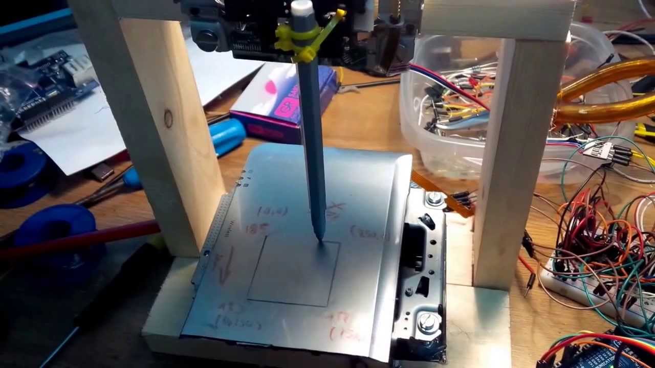 Low-budget CNC made by Hackerspace Kraków - YouTube