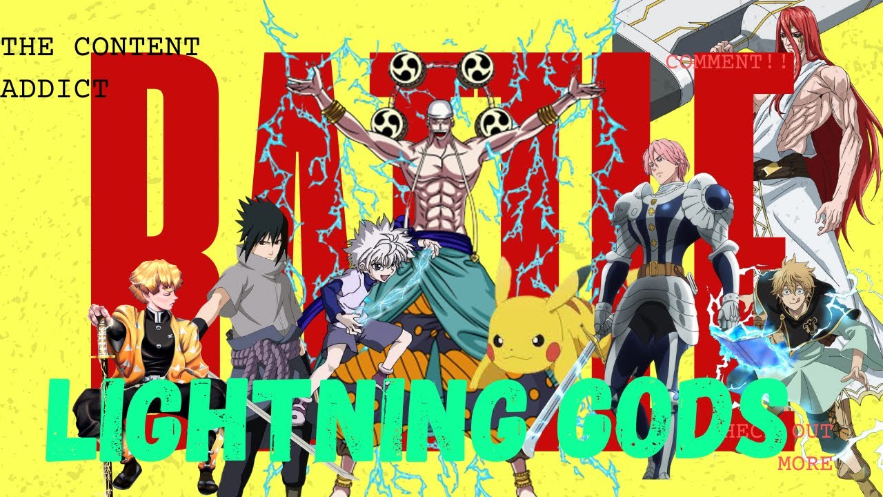 WHO’S THE BEST LIGHTNING USER IN ANIME!!! - YouTube