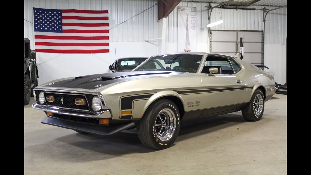 1971 Ford Mustang Boss 351 For Sale - Walk Around - YouTube