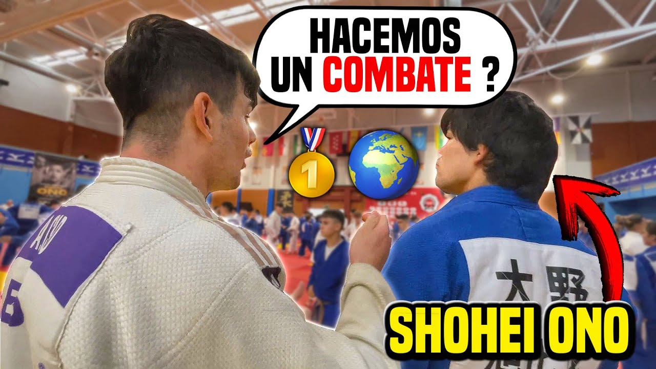 ¡DESAFÍO al CAMPEÓN DEL MUNDO a un COMBATE DE JUDO!! 🥋🥇 [SHOHEI ONO] 🇯🇵 ...
