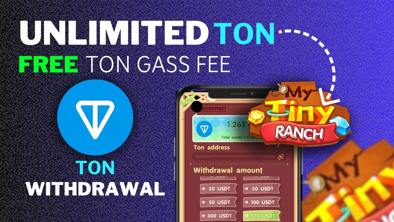 My tiny ranch telegram bot | free ton mining bot | Free ton gass fee | my tiny ranch withdrawal ...