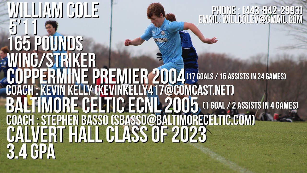 William Cole | Best of 2021/2022 Club Highlights - YouTube